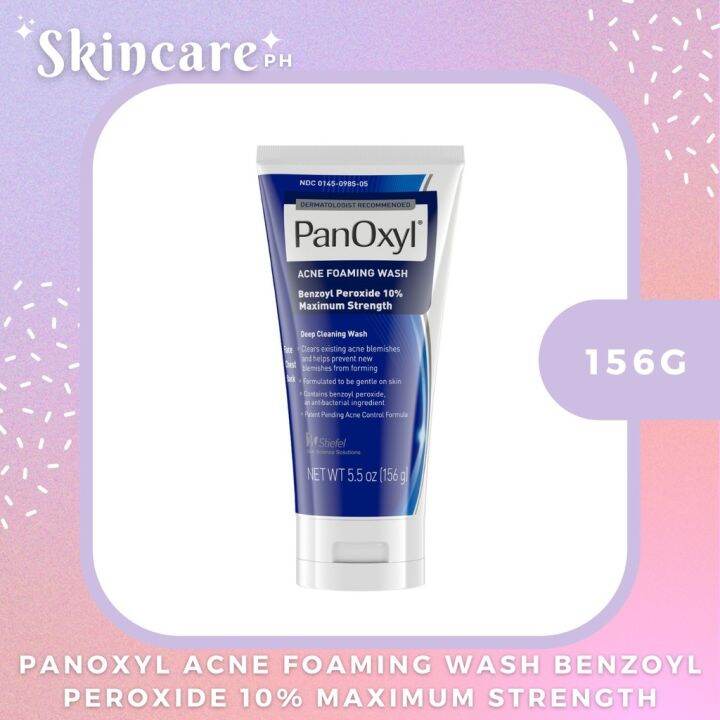 Panoxyl Acne Foaming Wash Benzoyl Peroxide Maximum Strength Patches