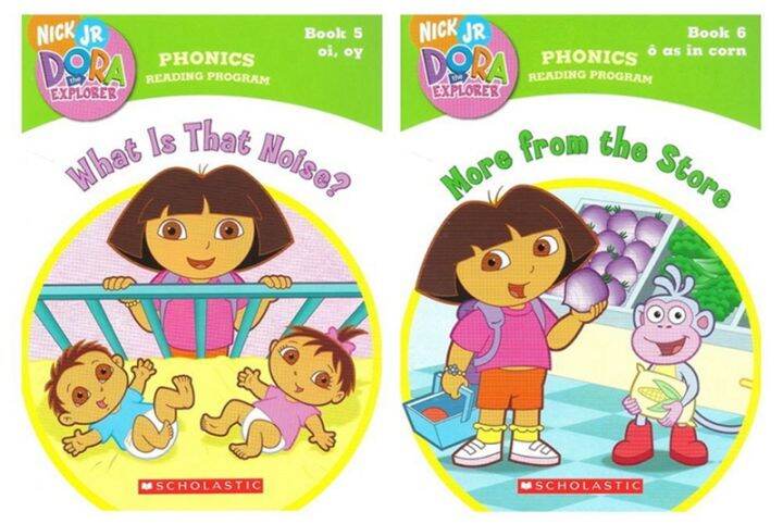 Dora the Explorer phonics reading program pack #3 with Dora adventure ...