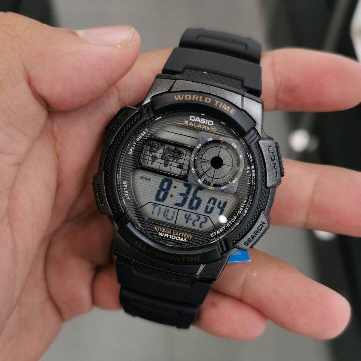 Jam Tangan Pria Casio AE-1000W-1AVDF Original Garansi Resmi | Lazada Indonesia