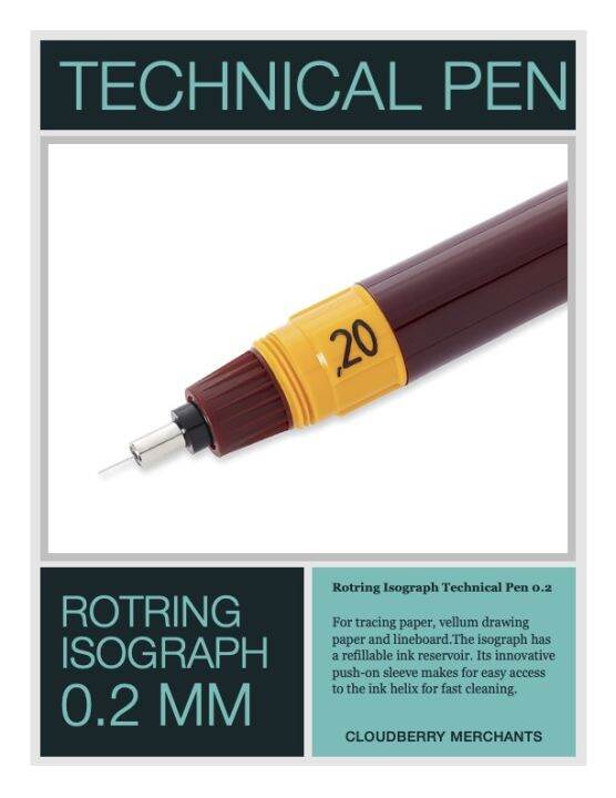 Rotring Isograph Cleaning