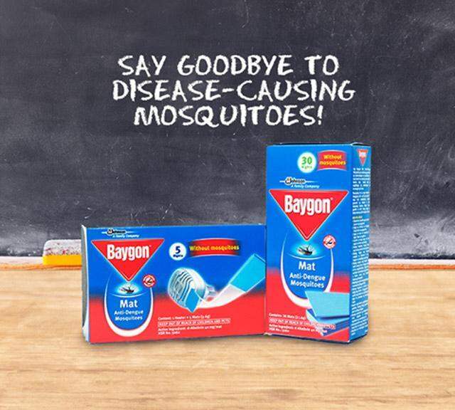 Baygon Electric Heater w/ 5 mats + 30 Baygon Mosquito Repellent Mats ...