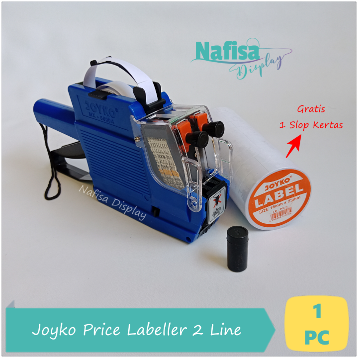 Joyko Price Labeller 2 Line MX 6600A Gratis Kertas Label Alat Label ...