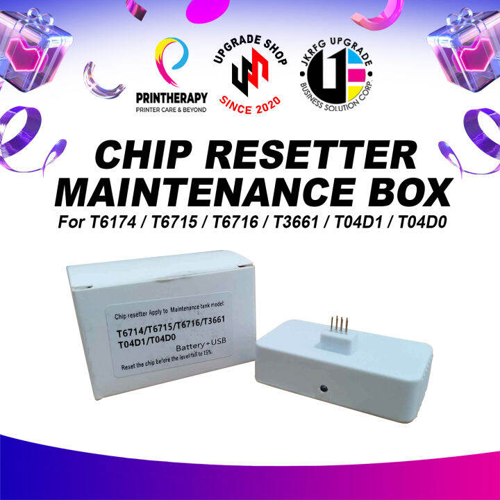 Chip Resetter for EPSON Maintenance Box T6714 T6715 T6716 T3661 T04D1 ...