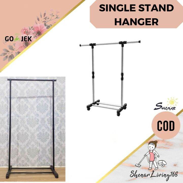 SINGLE STAND HANGER / STAND HANGER / ASTER STAND HANGER / RAK GANTUNG ...