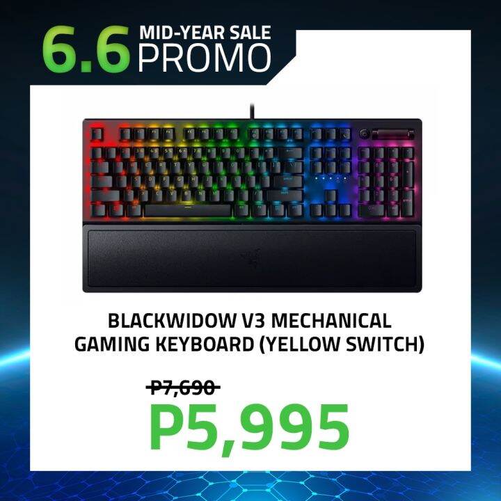 【COD】 Razer BlackWidow V3 Mechanical Gaming Keyboard Chroma RGB ...