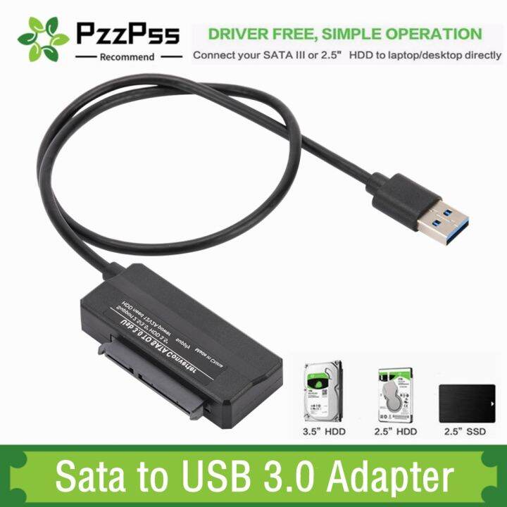 Sata to USB 3.0 Adapter Cable USB To SATA 3 Cable Support 22 Pin 2.5 3. ...