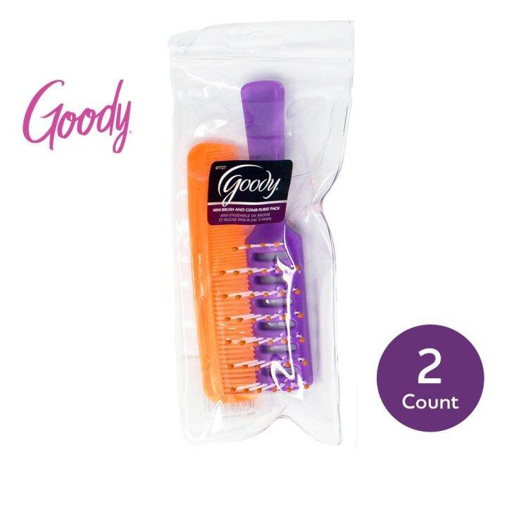 Goody Basics Travel Mini Vent Brush Comb 2ct | Lazada PH