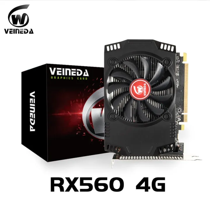 1 VEINIDA Rx560 4GB กราฟิกการ์ด128Bit GDDR5 7000MHZ PCI-E 3.0 PC Gaming ...