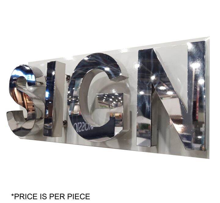 Stainless steel build up signage (Large), 3d, house number, building ...