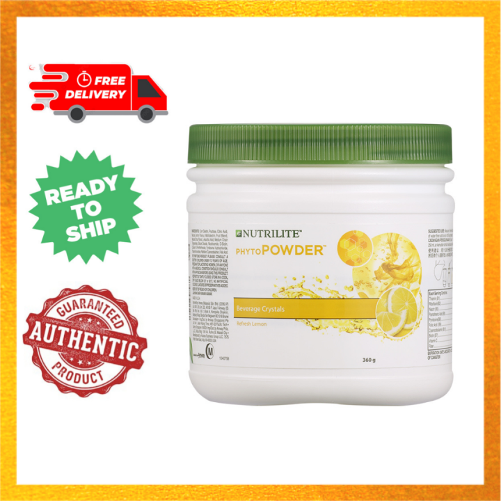 Amway NUTRILITE PhytoPOWDER Refresh Lemon (Canister) 360g | Lazada