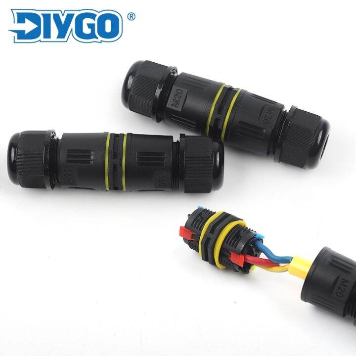M20-2/3P Waterproof Connector 5-12mm Push-In With Lever Splicing ...