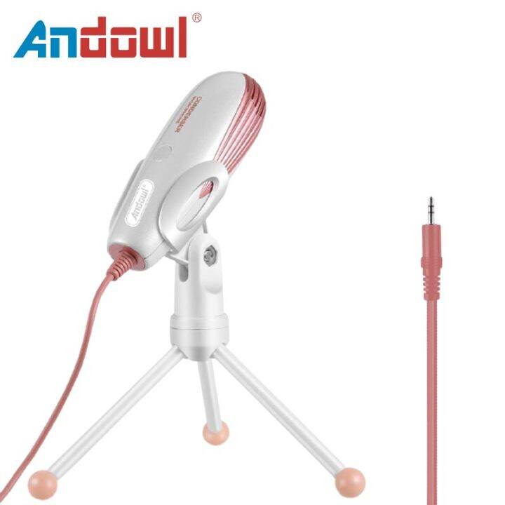 Andowl SF-500 Microphone Condenser Universal 3.5mm Plug☀ | Lazada PH