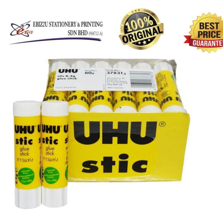 Original UHU Glue Stic 8.2g Glue Stick ORIGINAL Germany Genuine Product ...