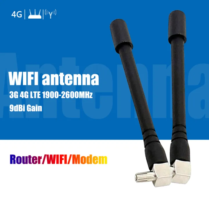 Wifi Antenna 3G 4G Antenna Ts9 Wireless Router Antenna 2Pcs/Lot for ...