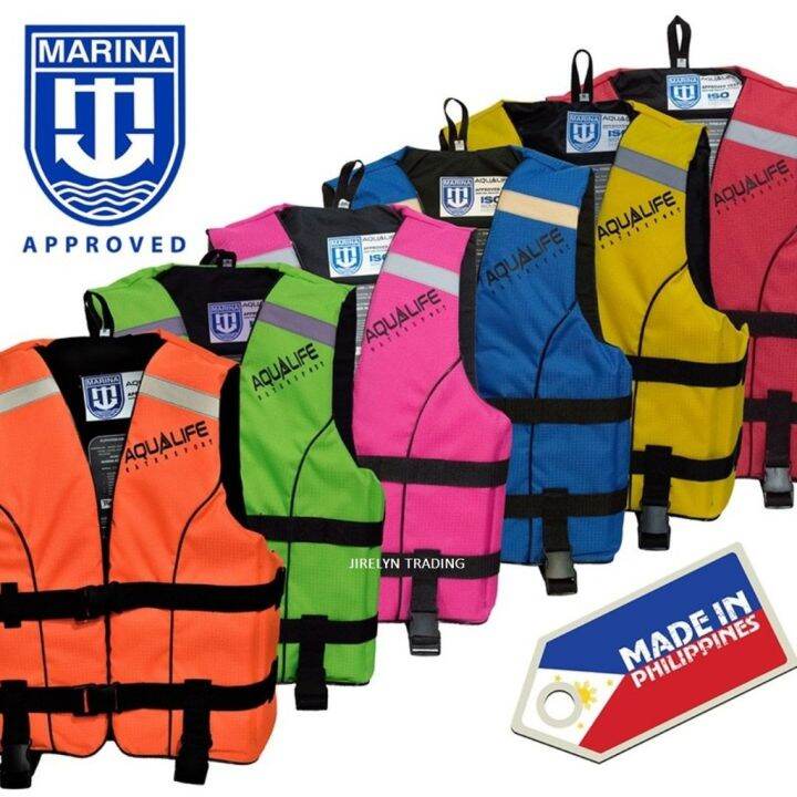 Life Vest AQUALIFE Marina Approved Life Jacket Qualitat PFD lifevest ...