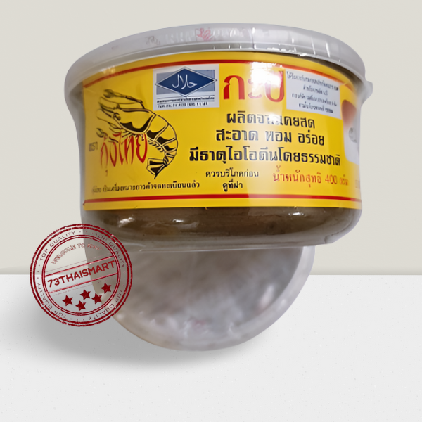 泰国虾膏 Thailand Shrimp Paste Belacan Kung Thai Shrimp Paste Belacan Cap Udang Thailand 400g ...