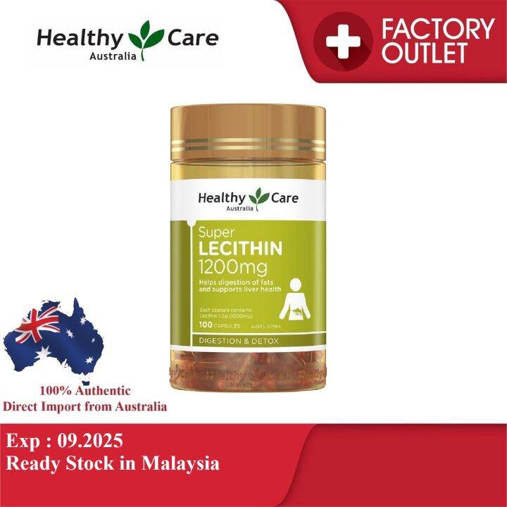 Healthy Care Super Lecithin 1200mg 100 Capsules | Lazada
