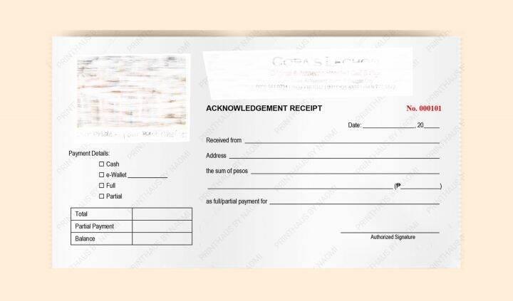 3 Pads 4"x7" Carbonized Acknowledgement Receipt with Duplicate and ...