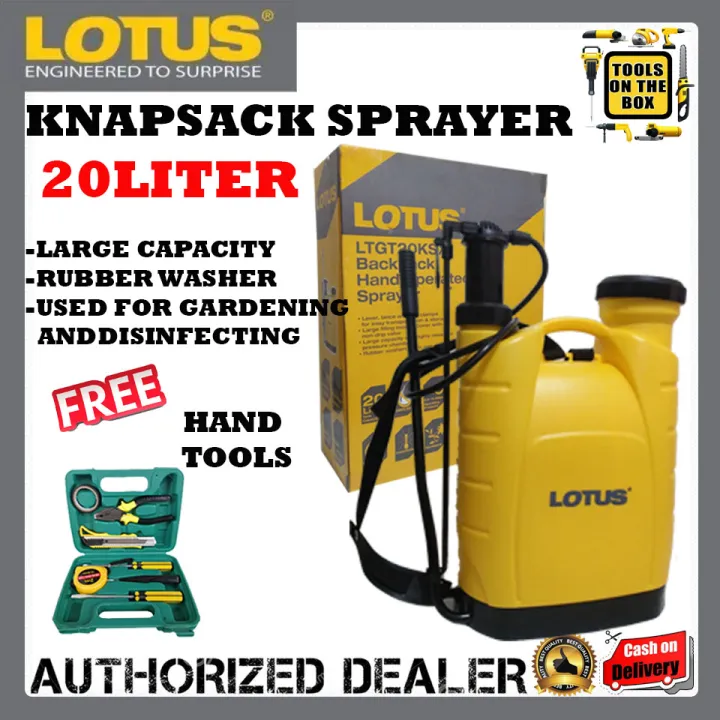 LOTUS 20L Knapsack Sprayer Manual LTGT20KSX with Free Handtools | Lazada PH