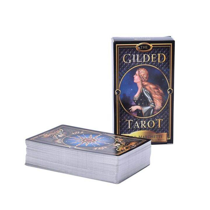 The Gilded Tarot Deck Card Toy Tarot Divination Oracles Guidance Fate ...