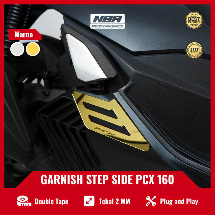 Garnish Step Side Pcx 160 Cover Step Samping Pcx 160 Aksesoris Pcx160