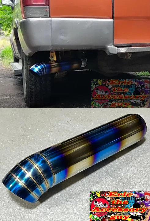 Universal Titanium Thai Muffler for Diesel Vehicles (2.5 inches inlet ...