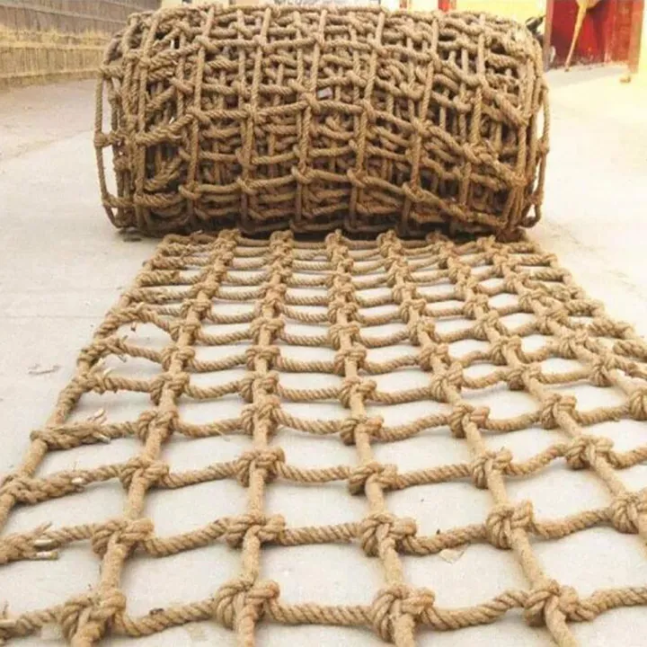 Rope grid decorative net ceiling bar wall partition safety net climbing ...