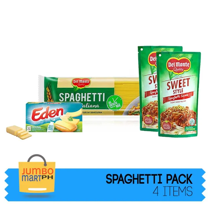 JUMBO SPAGHETTI PACK SWEET STYLE / 4 ITEMS | Lazada PH