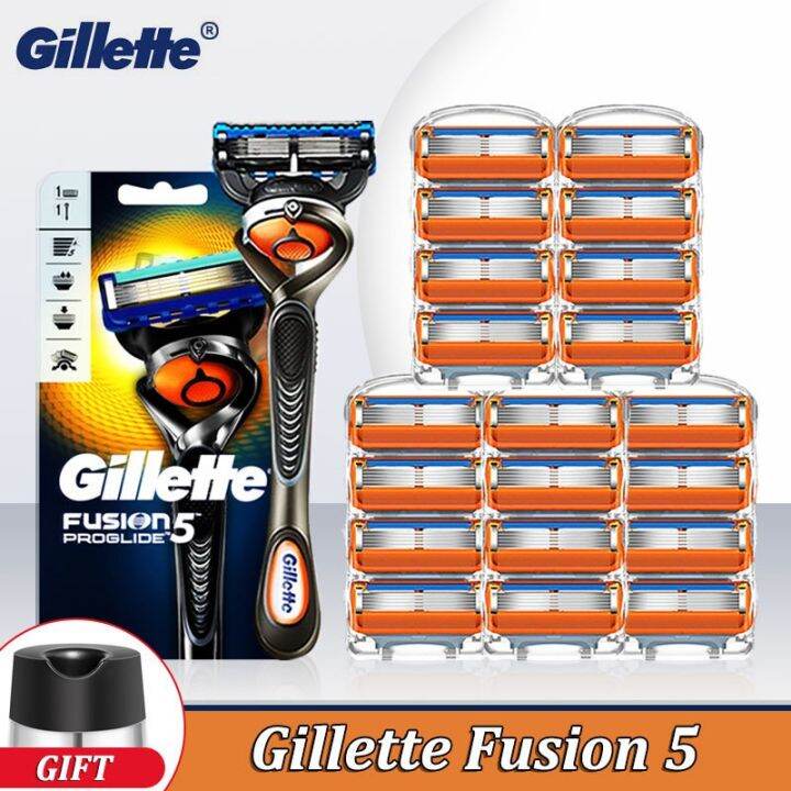 Ready Stock Shaving Blades For Gillette Fusion 5 Proglide Men's Manual ...