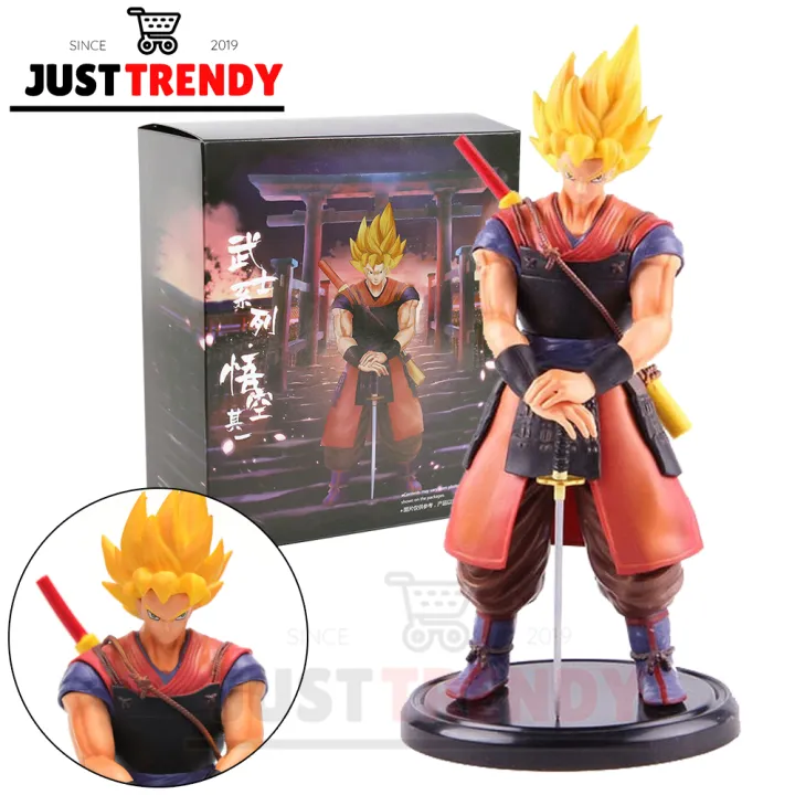 Dragon Ball Z DBZ 22cm Son Goku Samurai Warrior Wukong Super Saiyan ...