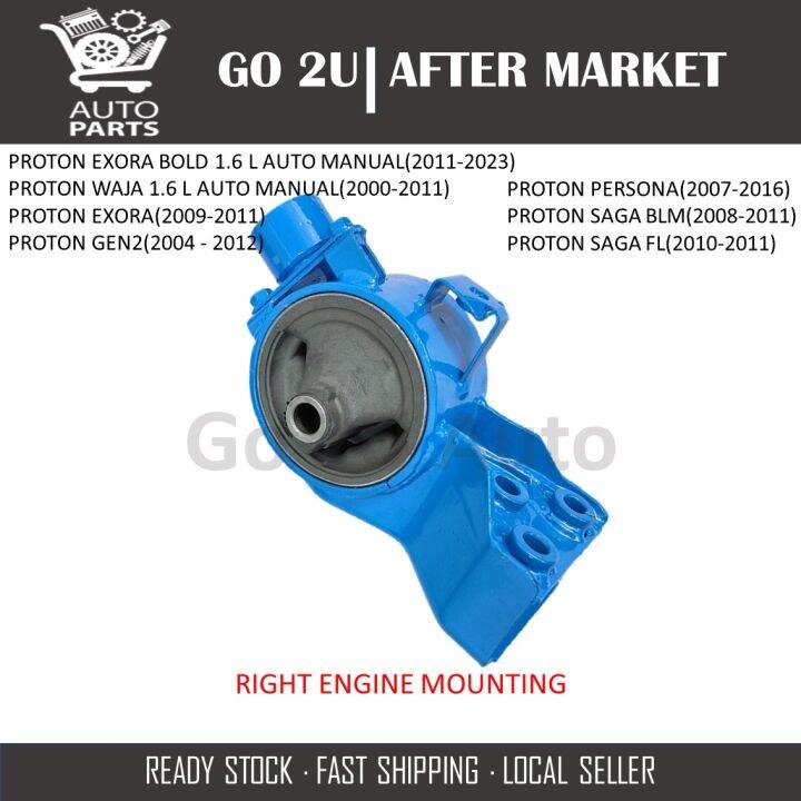 HEAVY DUTY RIGHT ENGINE MOUNTING (BLUE) -PW820064 PROTON EXORA BOLD 1.6 L / WAJA 1.6 L /EXORA ...