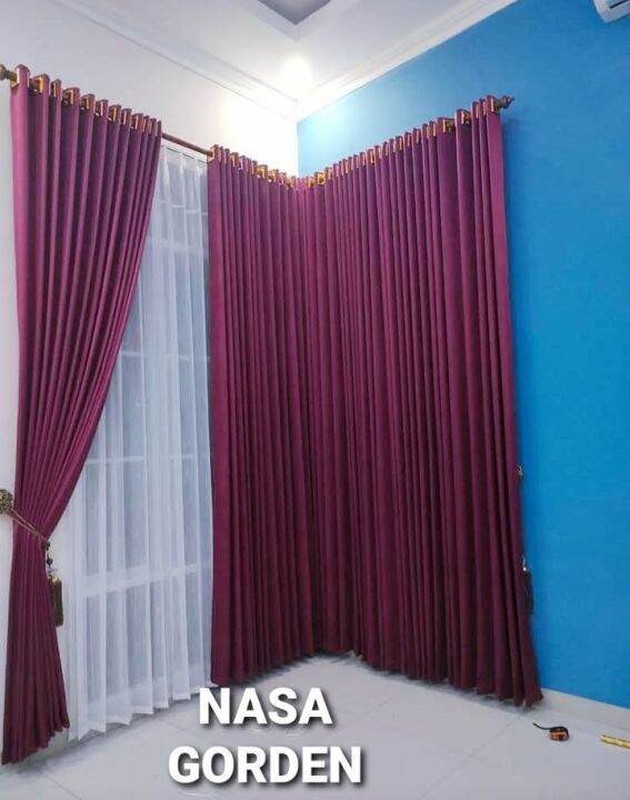 GORDEN UKURAN KACA LEBAR/GORDEN RUANG SEKAT/GARDEN UKURAN LEBAR ...