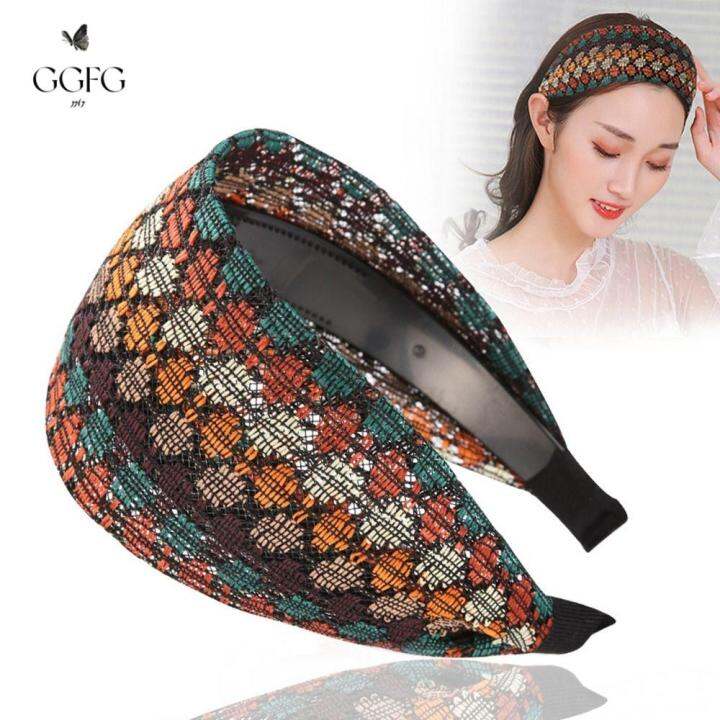 GGFG เน๊ตติดผมสวยๆ วินเทจ เรโทร คลิปผมแม่ สไตล์ชนเผ่า ใบเมเปิ้ล ที่คาด ...