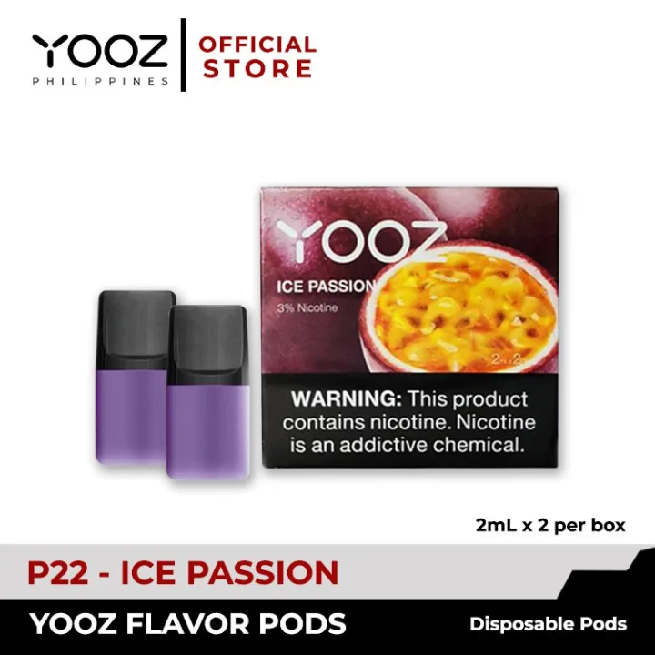 Yooz Flavor Pods 2ml x 2 - Ice Passion | Lazada PH