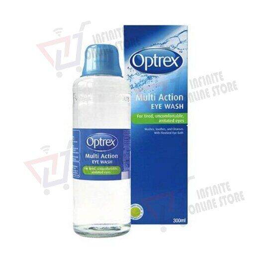 Optrex Multi Action Eye Wash (300ml) (Eye Lotion for tired ...