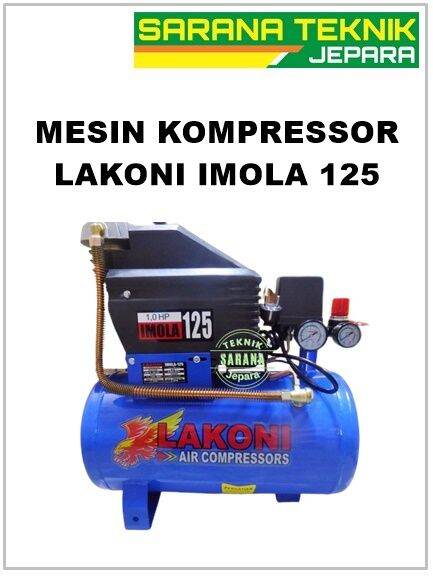 Mesin Kompressor LAKONI IMOLA 125 1HP 25 Liter Kompressor Angin ...