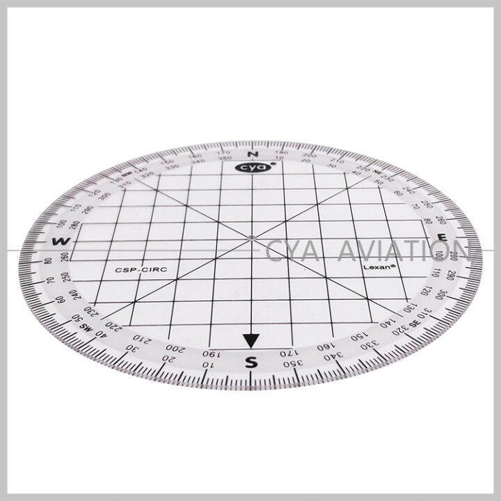 Flight Pilot Ruler Built-in Flight Bearing Slide Rule CSP-CIRC Circular ...