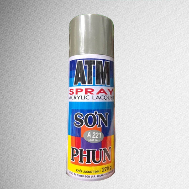 Sơn Xịt ATM A239 Màu Nâu Đỏ đến A220 Màu Xám Đậm | Lazada.vn