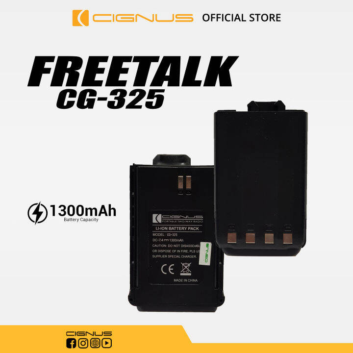 Cignus FREETALK CG-325 BATTERY | Lazada PH