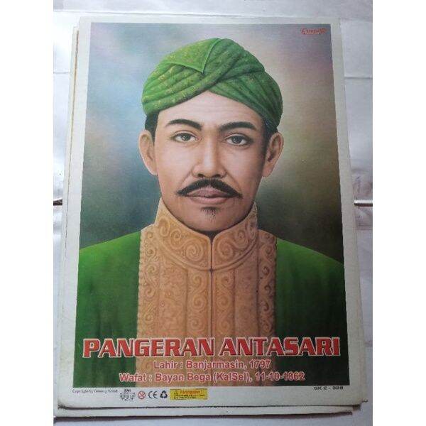 poster pahlawan Pangeran Antasari | Lazada Indonesia