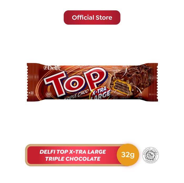 Delfi Top Wafer XL Triple Chocolate 32 g | Lazada Indonesia