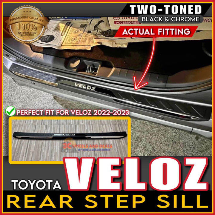 TOYOTA VELOZ 2022-2023 REAR STEP SILL (veloz accessories/veloz rear ...