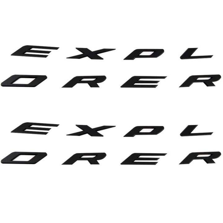 【Ready Stock&COD】16X 3D Letters ABS Front Hood Emblem Explorer Sport ...