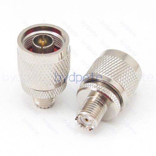 1PCS N type Male to mini UHF Female Adapter RF connector and plug jack ...