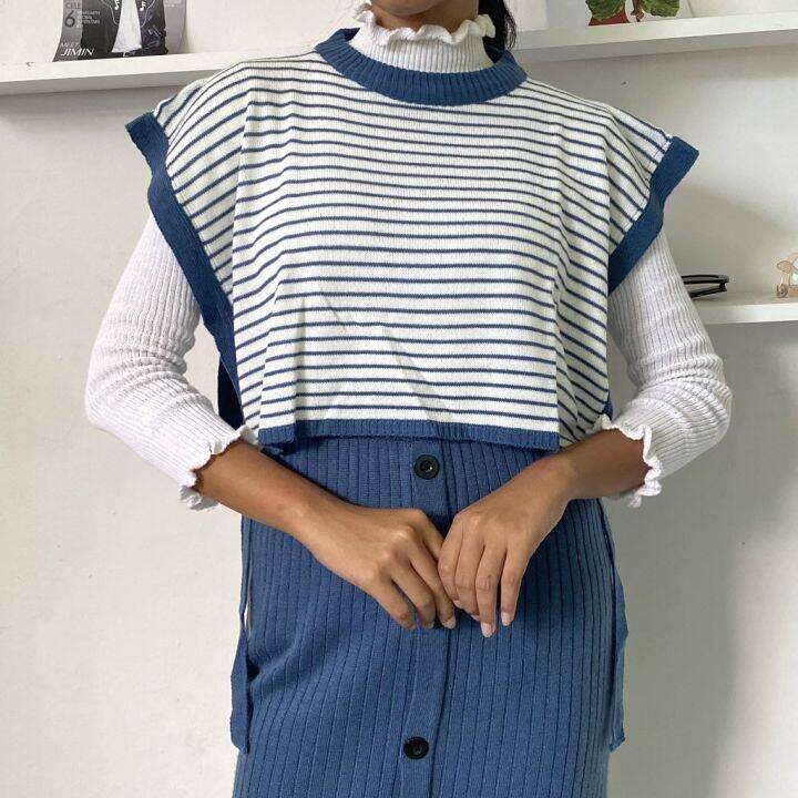 YURA VEST CROP- CROP TALI SAMPING / ROMPI TERBARU /PAKAIAN WANITA ...