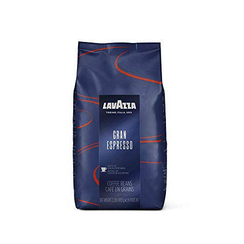 Lavazza Gran Espresso Whole Bean Coffee Blend, Medium Espresso Roast ...