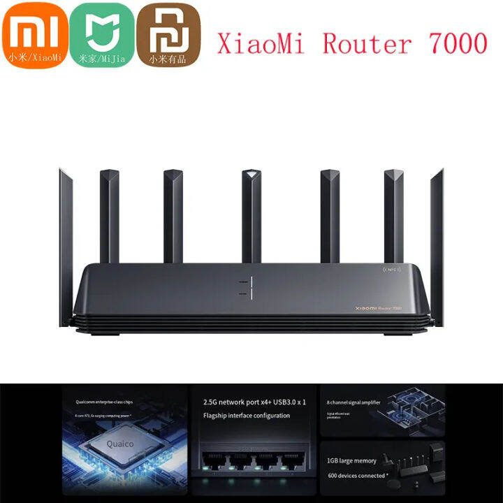 2023ใหม่ Xiaomi Mi Router 7000 สำหรับเกม NFC Quick Connect 7000Mbps 2 ...
