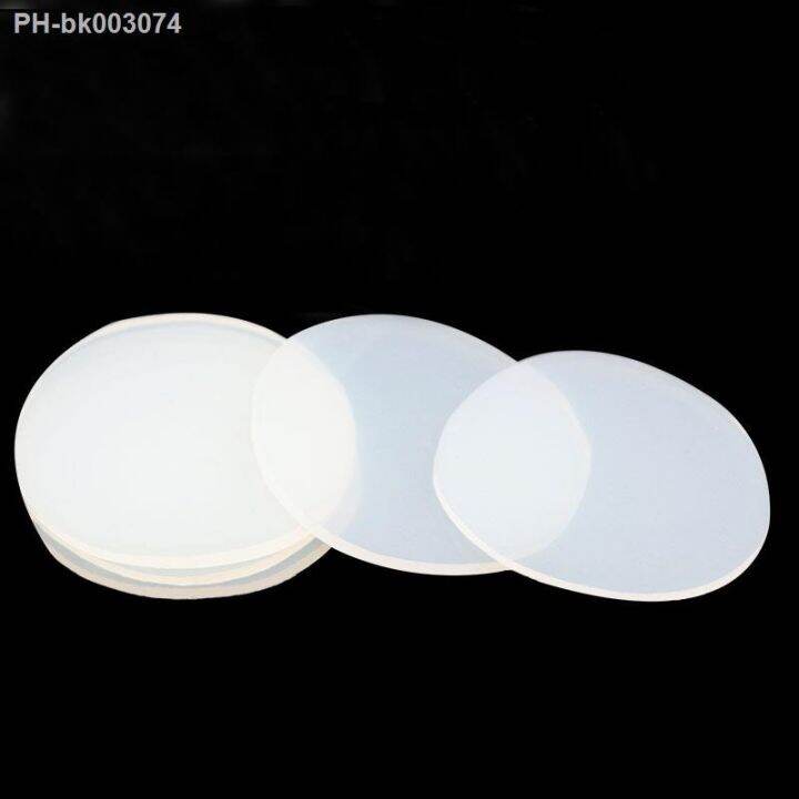 ☃ 5pcs 1/2mm Thickness Round Silicone Rubber Sheet Silicone Sheet ...