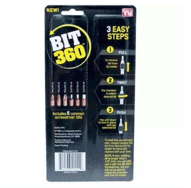 PROMO ️ ️ 6-in1 Screwdriver SET -360 ROTATING SCREWDRIVER - High ...