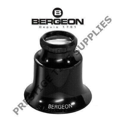 Bergeon Swiss Double Lens Loupe Magnifier 1458A-X (choose power) | Lazada